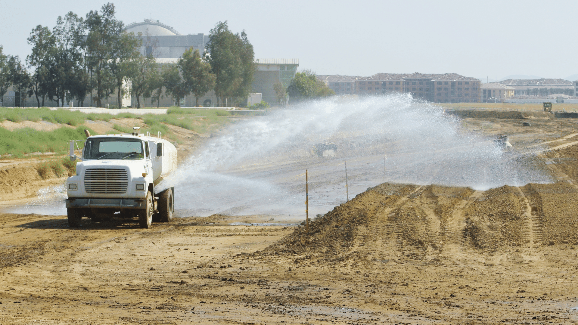 Moisture Conditioning and Compaction – Wafflemat Foundation Systems